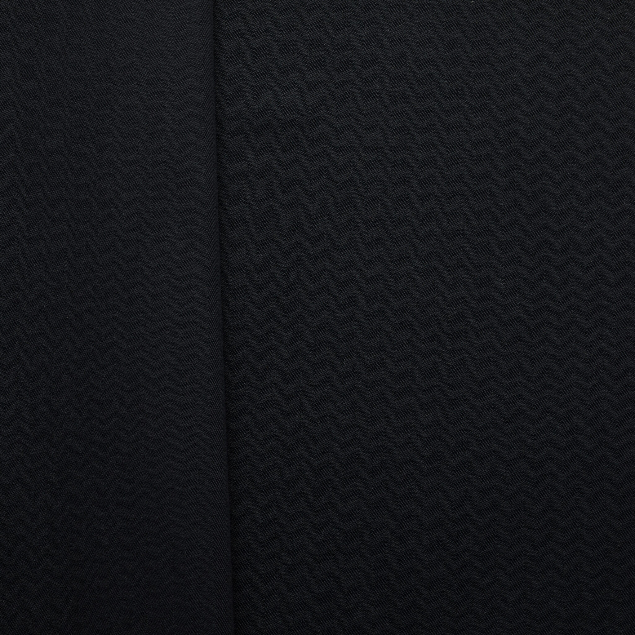 Heavy Cotton Herringbone - Black - Circular Sourcing