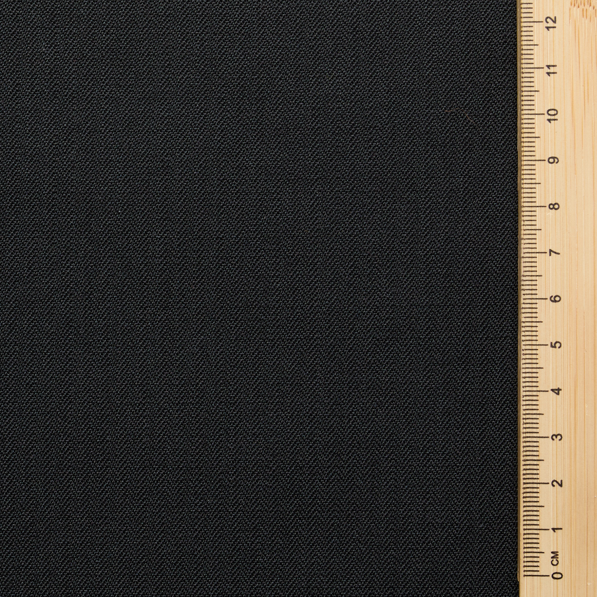 Herringbone Wool Suiting - Black - Circular Sourcing