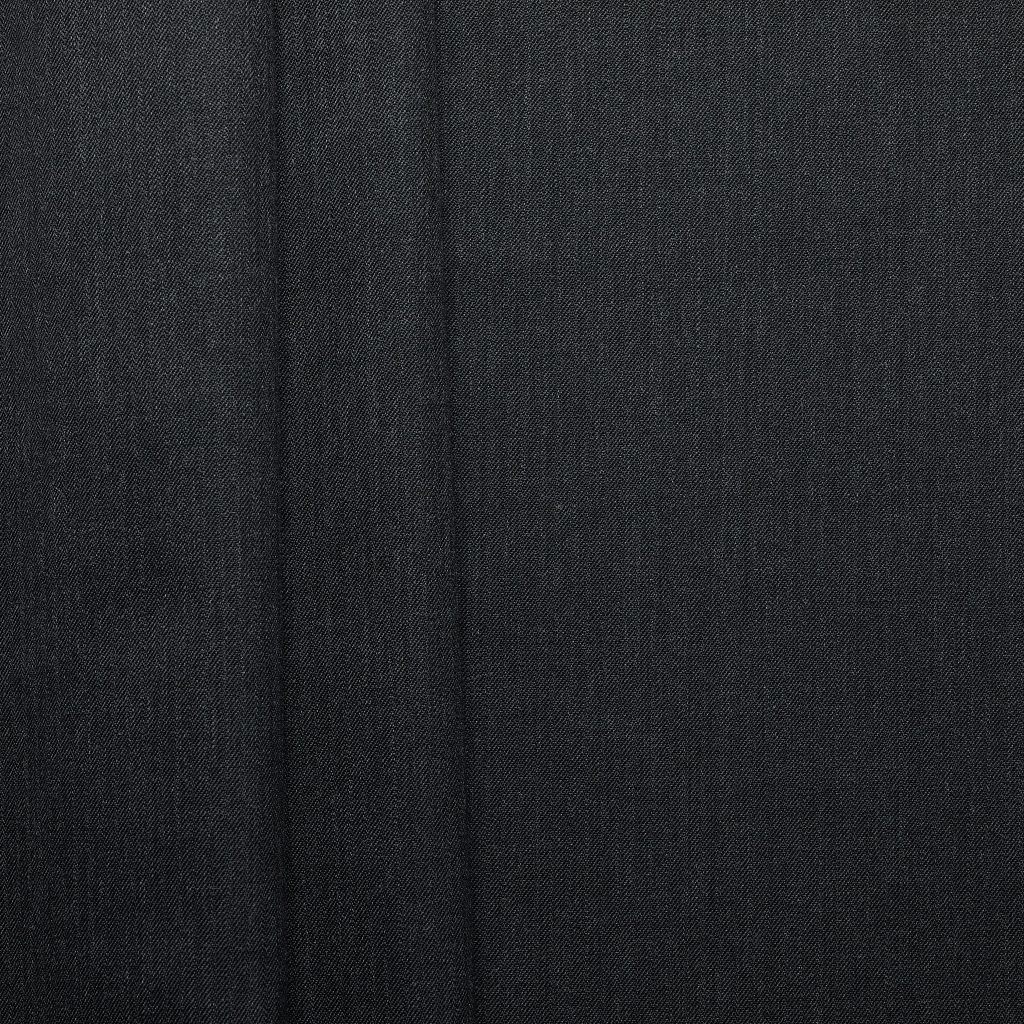 Herringbone Wool Suiting - Charcoal - Circular Sourcing