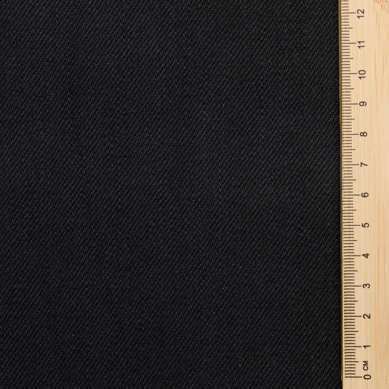 100% Cotton Selvedge Denim 410gsm - Black - Circular Sourcing